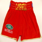 Luke Campbell Custom Made Boxing Shorts Red Velvet | Suzi Wong ...