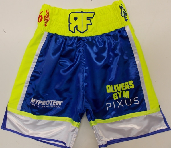 Rocky Fielding Custom Made Boxing Shorts | Suzi Wong Creations Ltd