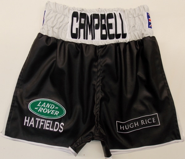 Luke Campbell Boxing Shorts Leather | Suzi Wong Creations Ltd