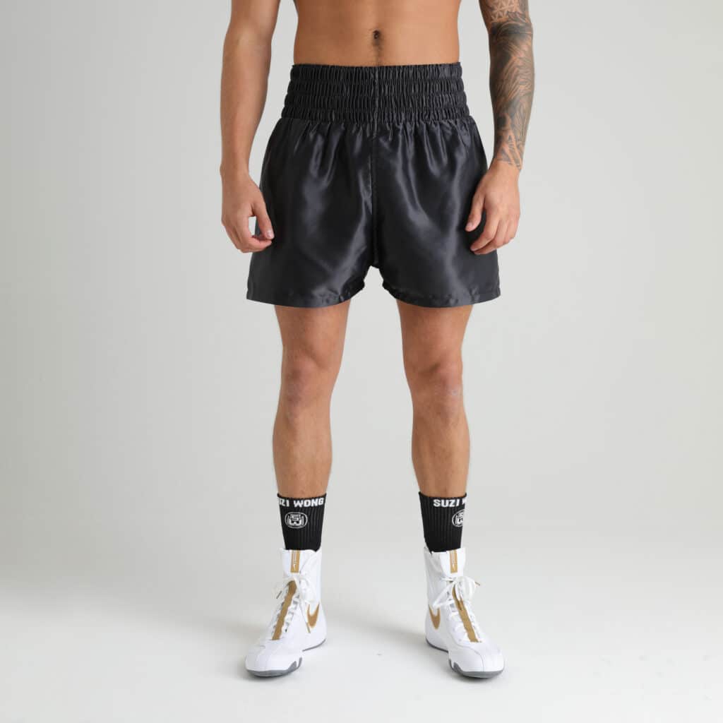 Men's Classic Old School Short Boxing Shorts | Suzi Wong Creations Ltd
