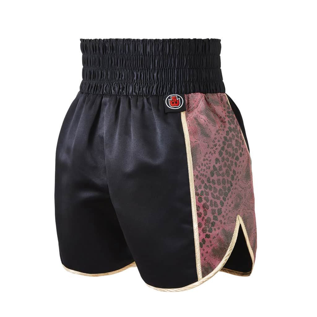 Women's White & Pink Smoke Boxing Short | Suzi Wong Creations Ltd