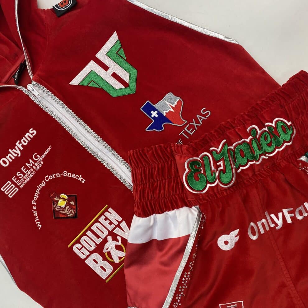 Hector Valdez Mexican & Texas Heritage Themed Boxing Kit | Suzi Wong ...